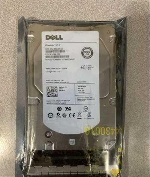 Жесткий диск Dell 600GB 15K 6Gb SAS 3.5