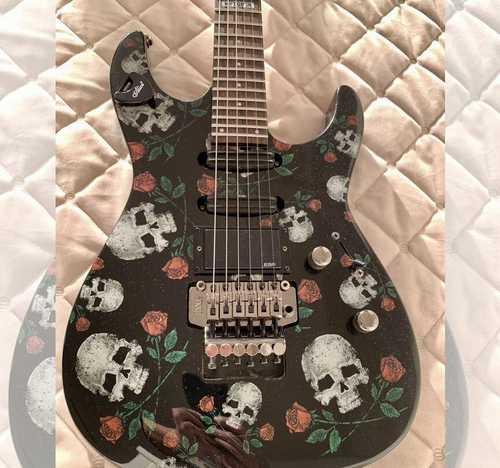 ESP LTD M-200 SR Limited Skulls Roses 2008