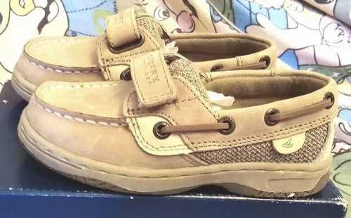 Топсайдер мокасины sperry Kids кожа полностью