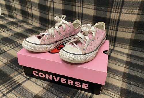 Кеды converse x hello kitty