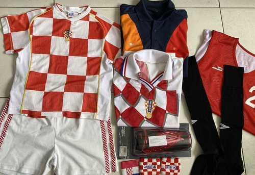 Форма Хорватия детская футбол/Umbro гетры щитки
