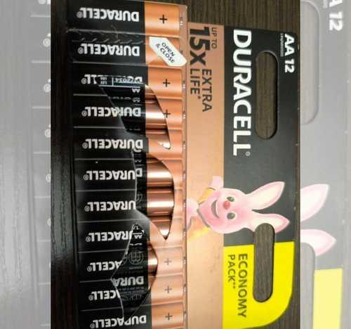 Батарейки duracell aa