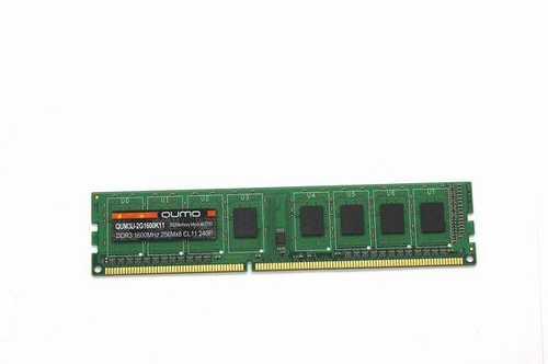 Модуль памяти dimm DDR3 2Gb 1600Mhz PC-12800 qumo