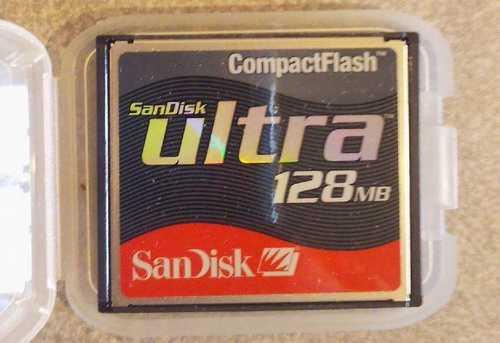 Карта памяти Compact Flash (CF) 128mb
