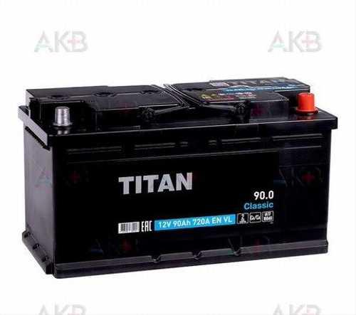 Аккумулятор titan Classic 6CT-90.0 VL 90 Ач обр