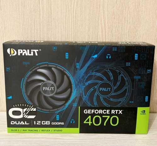 Видеокарта RTX 4070 Dual OC 12gb новая