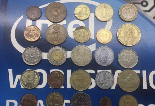 Монеты поштучно или набором 25 шт