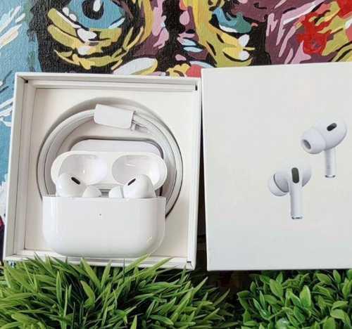 Беспроводные наушники Apple airpods pro 2 premium type c  чехол (Арт.46203)