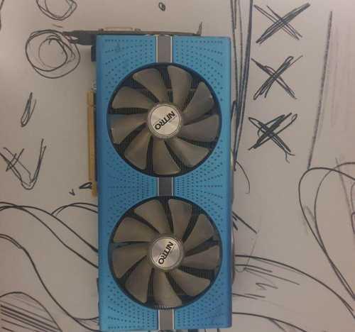 Видеокарта rx590 8gb sapphire nitro