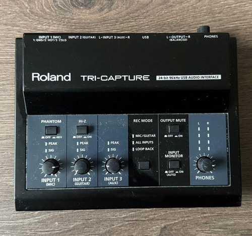 Аудиокарта roland tri-capture