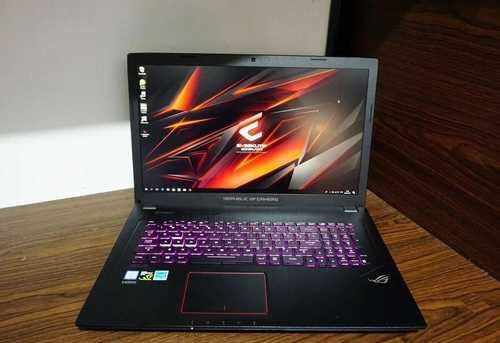 17.3" ASUS ROG GL753V, 256 ГБ, Core i7-7700HQ, RAM 16 ГБ, GeForce GTX 1050 4 ГБ