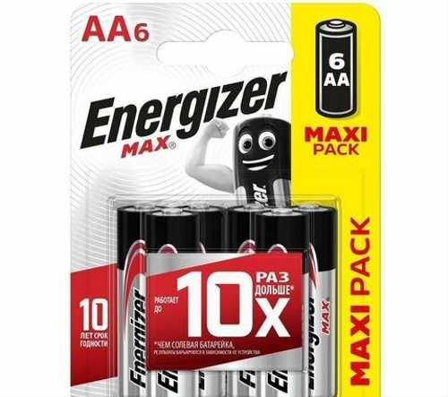 Батарейки Energizer MAX E91/AA 6шт #345986