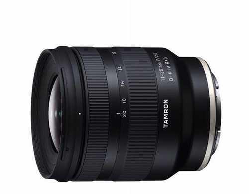 Новый Tamron 11-20mm F/2.8 Di III-A RXD Sony E