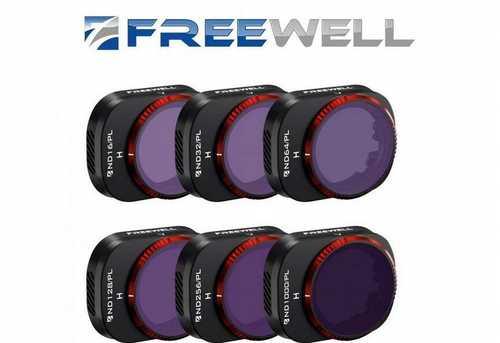 Набор 6 ND-PL фильтров Freewell для DJI Mini 4 Pro