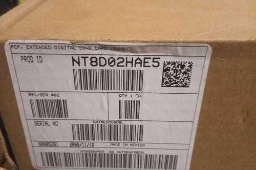 Nt8d02hae5 Плата для подключения 16 цифровых аб