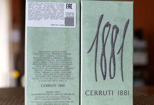 Туалетная вода Cerutti 1881 (50 мл.) 2 шт