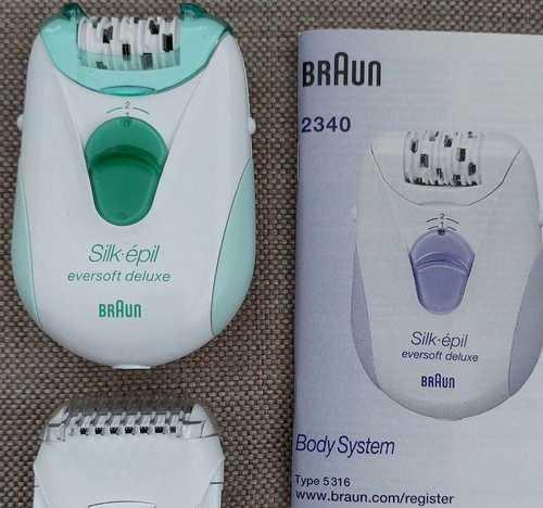 Эпилятор braun silk epil EverSoft deluxe