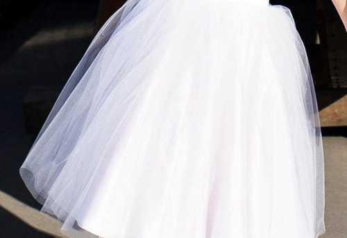 Платье свадебное миди 40-42 размер