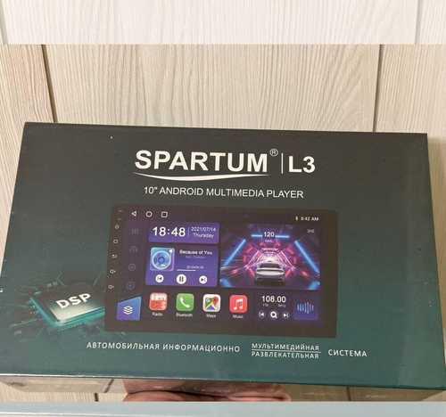 Автомагнитола spartum L3 4/64 (9.android 13. Qled)