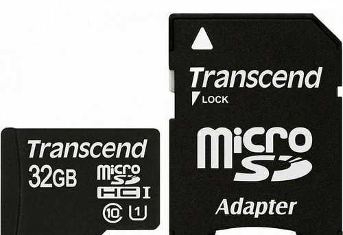 Карта памяти Transcend microsdhc Premium 400X Clas