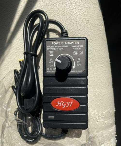 Power adapter регулируемый 2V-24V