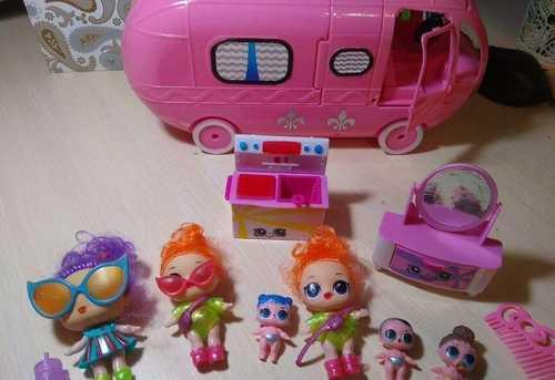 Куклы лол оригинал+ автобус