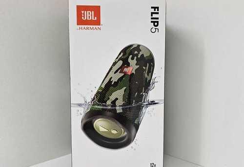 Портативная колонка JBL Flip 5, милитари камуфляж