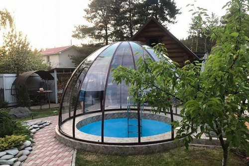 Арочная беседка Иглу. Купольная беседка