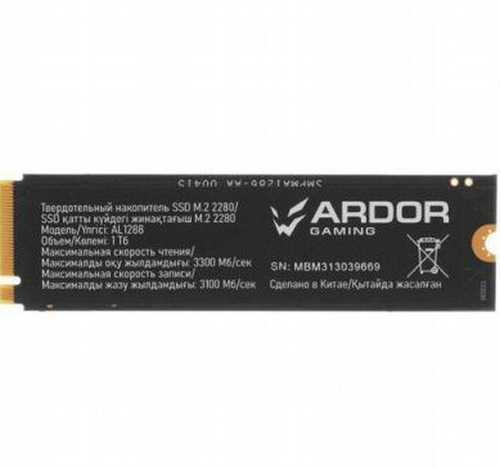 Ssd m2 nvme 256gb ardor gaming