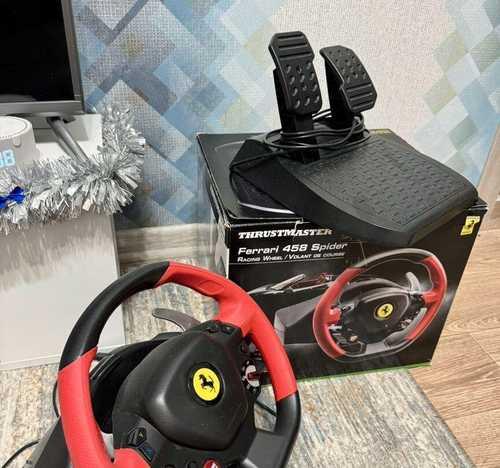 Руль thrustmaster 458 spider