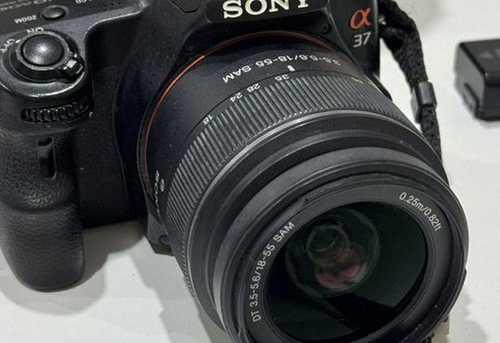 Фотоаппарат Sony Alpha SLT-A37 Kit 18-55mm