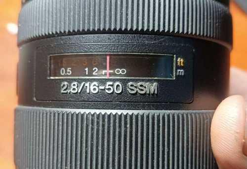 Объектив Sony DT 16-50 mm F/2,8 SSM (SAL-1650)