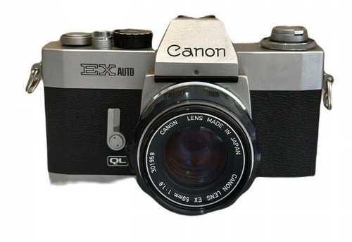 Canon EX auto + Canon Lens EX 50mm 1:1.8