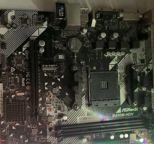 Материнская плата b450m asrock