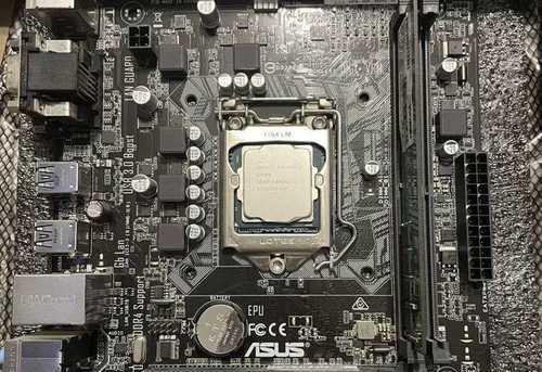 Комплект на 1151 (Asus H110M-K + G3900 + кулер)