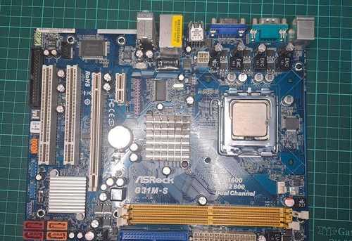 Материнская плата Asrock g31m-s lga 775