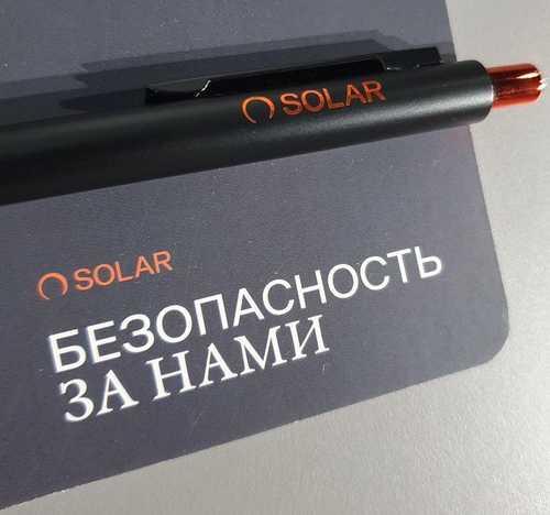 Блокнот и ручка Solar. Безопасность за нами, A5