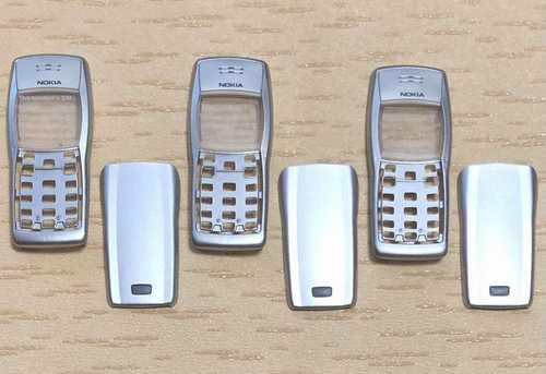 Корпус Nokia 1100 серебро 3шт