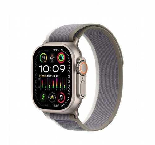 Apple Watch Ultra 2 49mm Green\Gray Trail Loop S/M