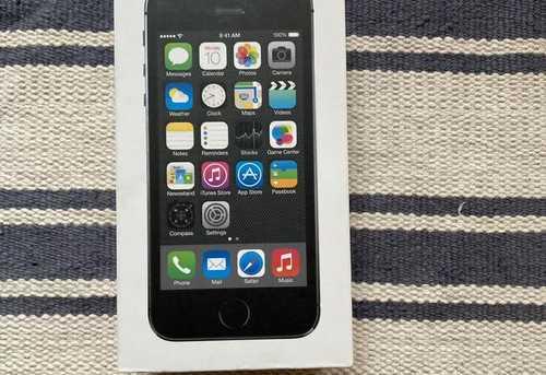 Коробка от iPhone 5S Space Grey 32 Gb модель A1533