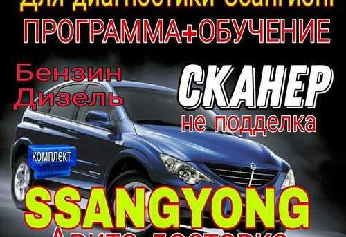 Сканер Ssangyong+Акпп с программой и обучением