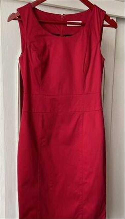 Женское платье reserved красное 42 р