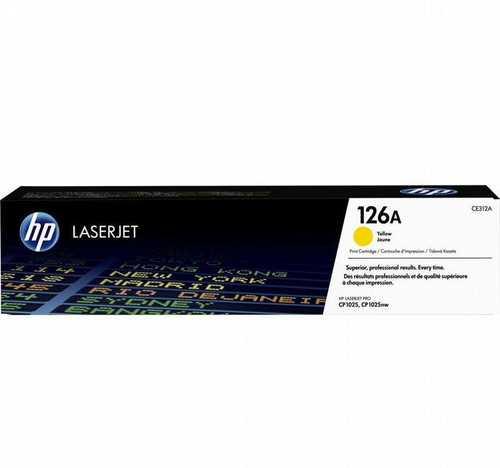 Картридж HP 126A CE312A желтый, лазерный (1000стр