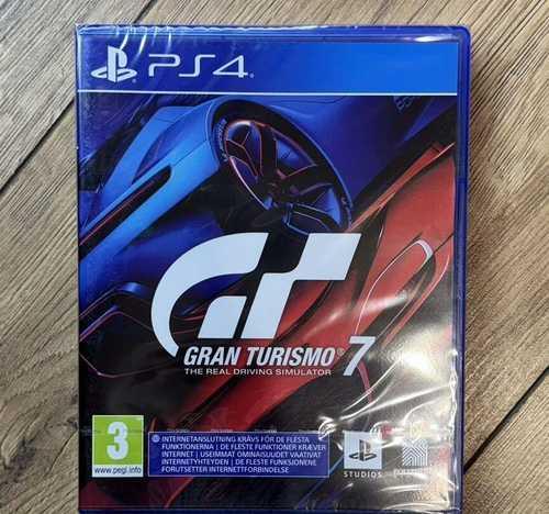 Диск Gran turismo 7 ps4 новый