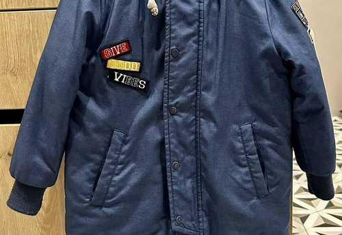 Парка демисезонная button blue 110