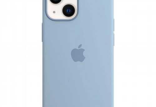 Чехол на iPhone 13 Голубой/Silicone Case blue FOG