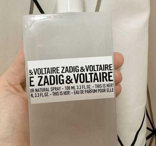 Парфюм Духи Zadig voltaire духи This is her 60 ml