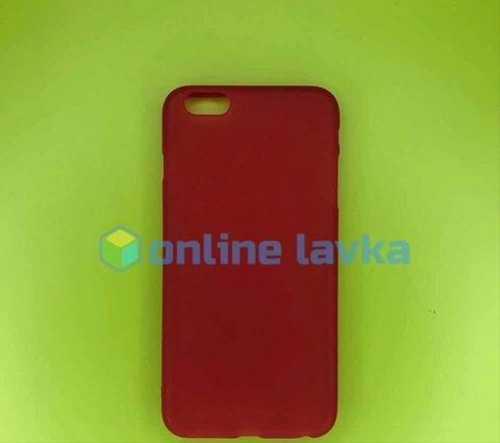 Чехол силикон Activ Matte для iPhone 6+ красный