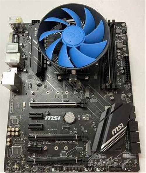 Комлект Msi X470 gaming plus max + CPU,RAM,M2