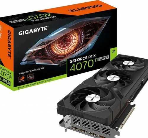 Видеокарта Gigabyte 4070 Ti super windforce MAX OC